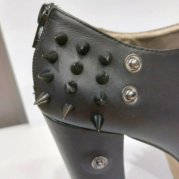 ELLY CLAY | Shoes | Killer Designjenuine Leather Missy Spiked Platform ...